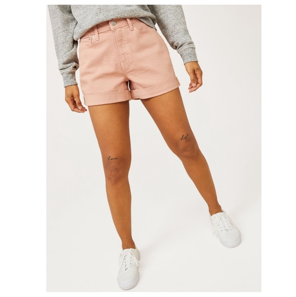 Free Assembly | Shorts | Free Assembly Womens Rolled Cuff Jean Shorts ...